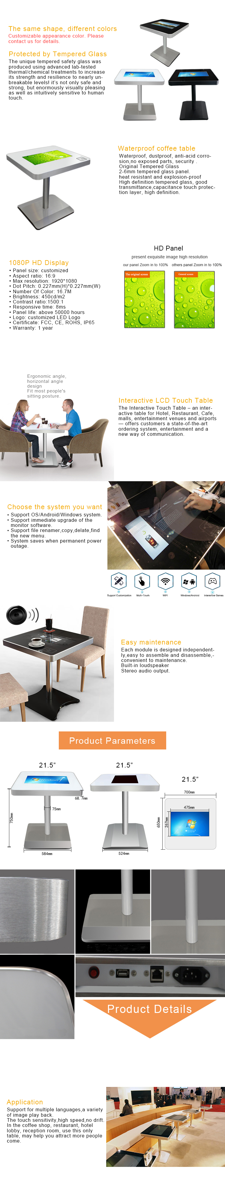 Model Number: MWE878 Waterproof Interactive Coffee Table - Marvel ...