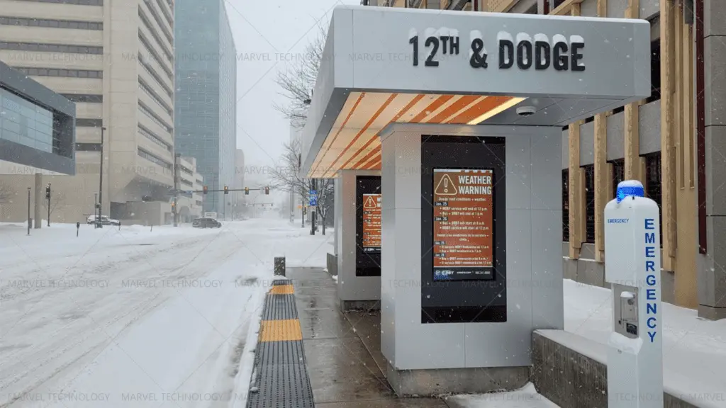 Model Number: MWE763 Wall Mount Ip65 Outdoor LCD Digital Signage ...